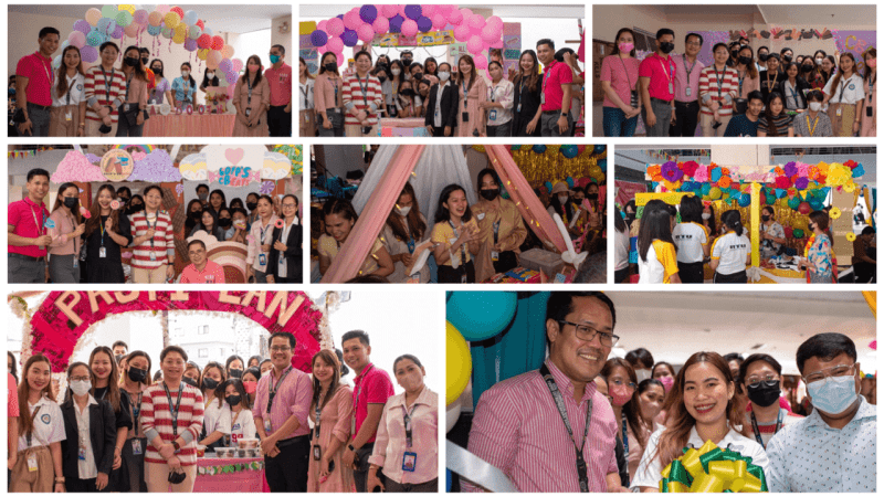 Entrep Students Shaded SNAGAH Ground Floor Rainbow Colors During Entrep ...