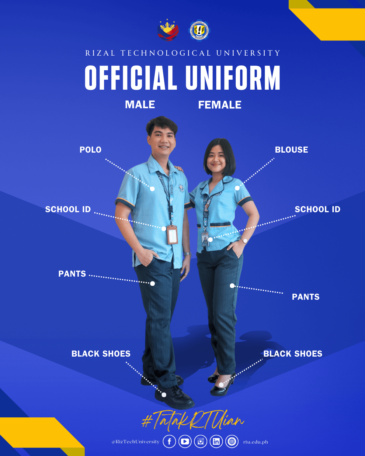 RTU Official Uniform – Rizal Technological University