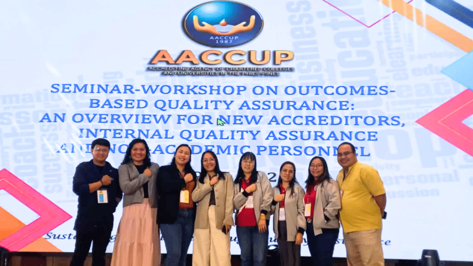 RTU New AACCUP Accreditors Participate in Quality Assurance Workshop – Rizal Technological ...