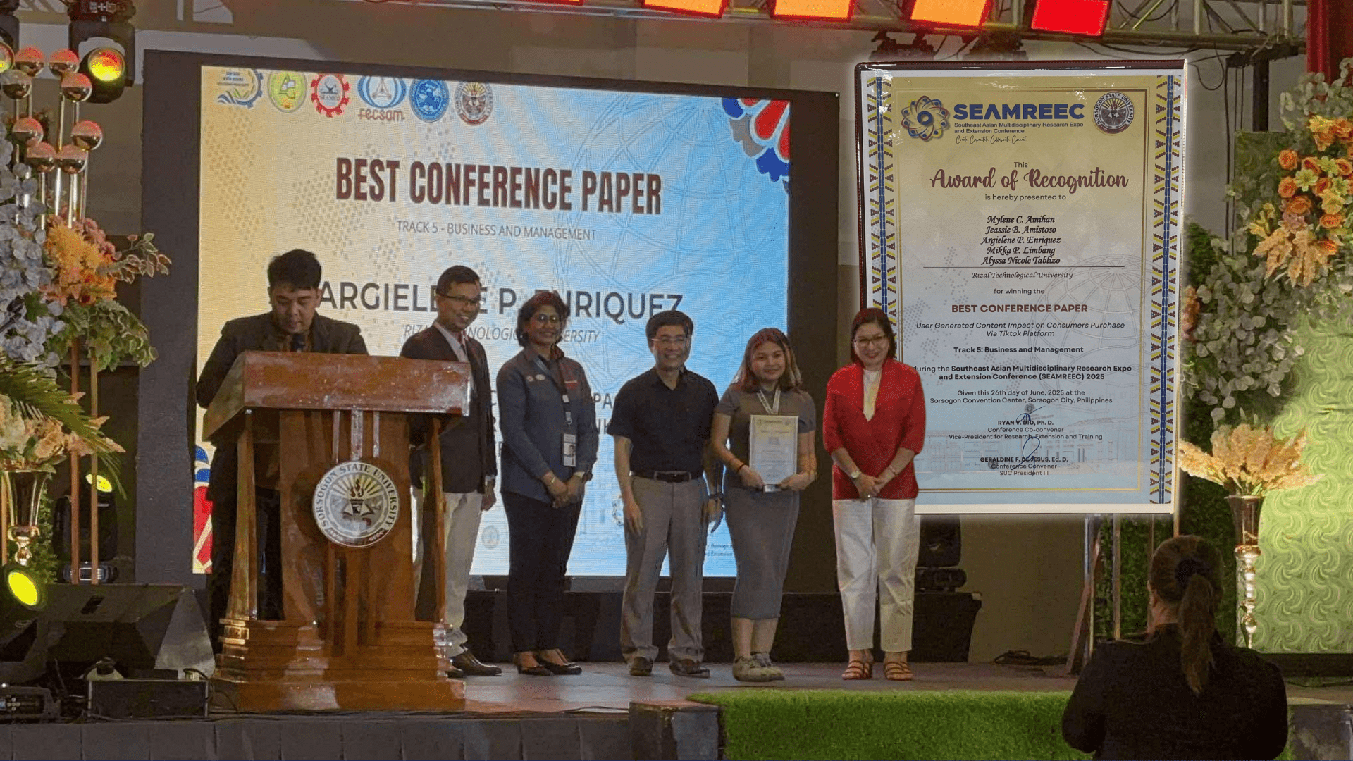 RTU Wins Best Conference Paper at SEAMREEC 2025; Showcases Research ...