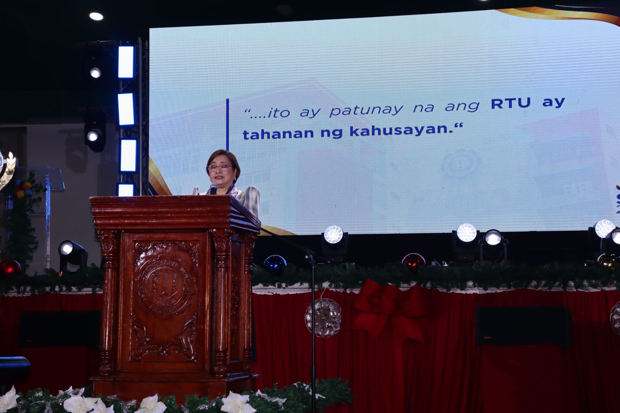 University President Yangco Delivers State of the University Address ...